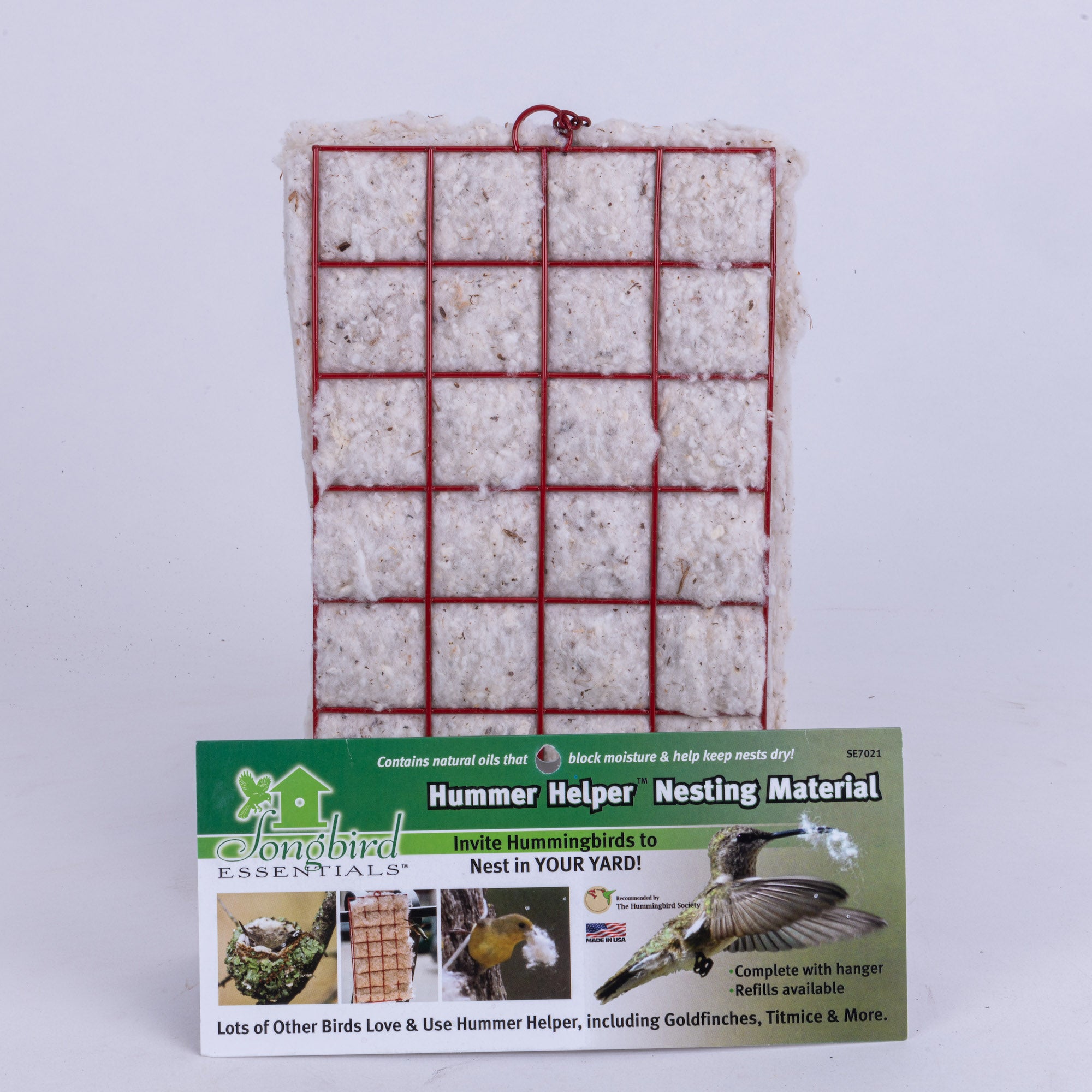 Hummingbird Helper Cage and Nest Building Material