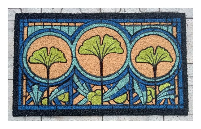 Ginkgo Leaf Coir Doormat